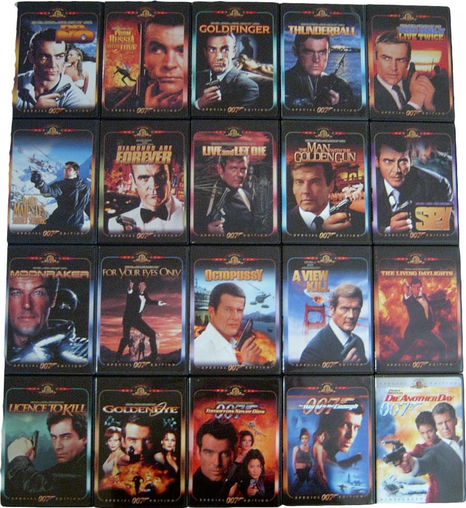 James Bond Movies In Chronological Order