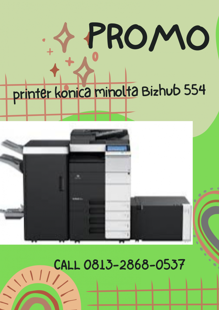 BERGARANSI!! https://wa.me/6281328680537 printer konica minolta Bizhub 554 Karang Asem Bali | Peatix
