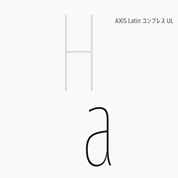 AXIS Latin コンプレス UL | タイププロジェクト | REALTYPE