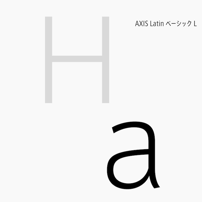 AXIS Latin ベーシック L | タイププロジェクト | REALTYPE