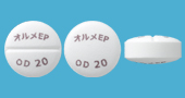 オルメサルタンOD錠20mg「DSEP」（第一三共エスファ株式会社）| 処方薬 | お薬検索 | HelC（ヘルシー）