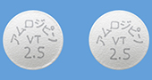 アムロジピン錠2.5mg「VTRS」（ヴィアトリス製薬株式会社）| 処方薬 | お薬検索 | HelC（ヘルシー）