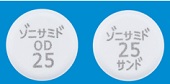 ゾニサミドOD錠25mgTRE「サンド」（サンド株式会社）| 処方薬 | お薬検索 | HelC（ヘルシー）