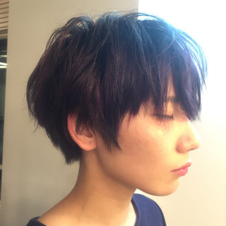 ショート グラデーションカラー 外国人風カラー ストリート×Ticro hair×大石 卓×181326【HAIR】