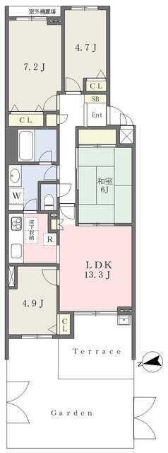 ヴィルヌーブガーデンズ綾瀬-/東京都足立区/綾瀬/4LDK | 東京、神奈川、千葉、埼玉のリノベーション・デザイナーズ賃貸ならグッドルーム[goodroom]