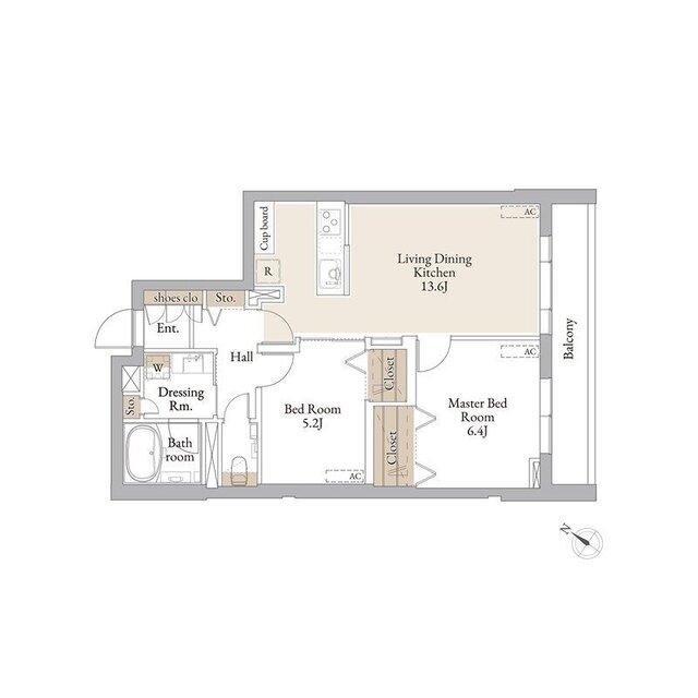 シャーメゾンステージ市野倉302号室/東京都大田区/池上/2LDK | 東京、神奈川、千葉、埼玉のリノベーション・デザイナーズ賃貸ならグッドルーム[goodroom]
