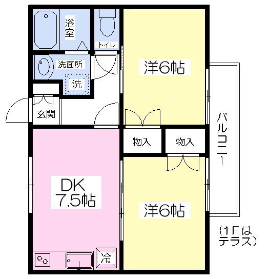 ヴェルジェ-/東京都足立区/西新井大師西/2DK | 東京、神奈川、千葉、埼玉のリノベーション・デザイナーズ賃貸ならグッドルーム[goodroom]