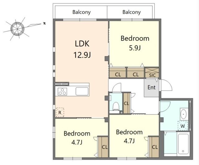 エス・リアン大森II301号室/東京都大田区/大森/3LDK | 東京、神奈川、千葉、埼玉のリノベーション・デザイナーズ賃貸ならグッドルーム[goodroom]
