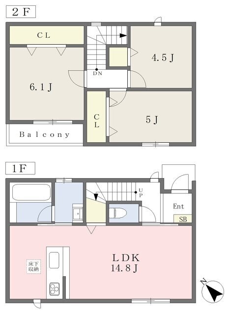 サンラプロ下富野Ⅳ B棟B号室/福岡県北九州市小倉北区/香春口三萩野/3LDK | 福岡のリノベーション・デザイナーズ賃貸ならグッドルーム[goodroom]