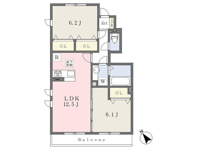 Pine hills C-/神奈川県逗子市/逗子/2LDK | 東京、神奈川、千葉、埼玉のリノベーション・デザイナーズ賃貸ならグッドルーム[goodroom]