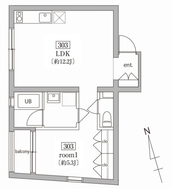 ビコロ尾山台（bicolo尾山台）303号室/東京都世田谷区/尾山台/1LDK | 東京、神奈川、千葉、埼玉のリノベーション・デザイナーズ賃貸ならグッドルーム[goodroom]