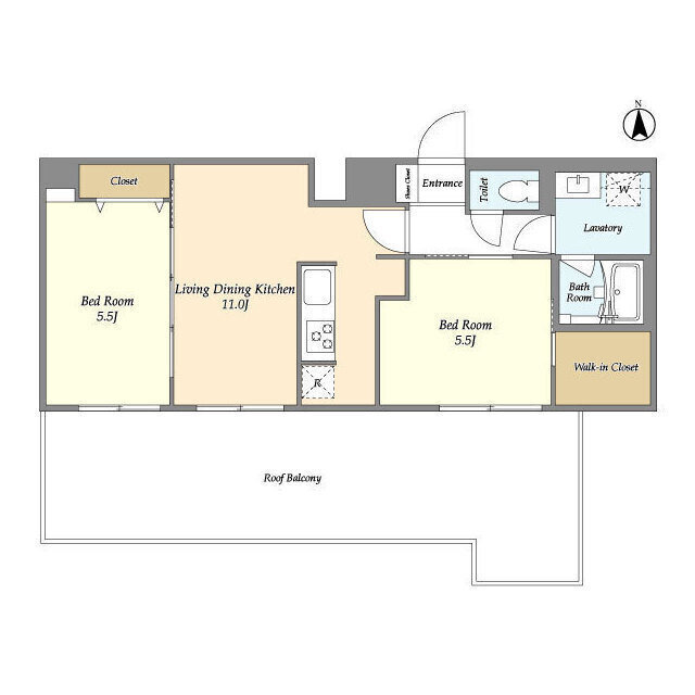 グランカーサ尾久704号室/東京都荒川区/尾久/2LDK | 東京、神奈川、千葉、埼玉のリノベーション・デザイナーズ賃貸ならグッドルーム[goodroom]