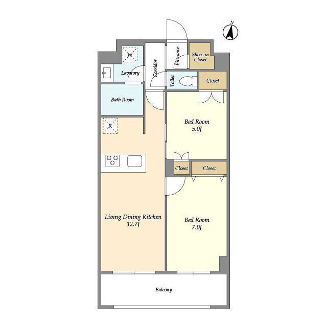 メゾンドオンディーヌ309号室/東京都練馬区/地下鉄赤塚/2LDK | 東京、神奈川、千葉、埼玉のリノベーション・デザイナーズ賃貸ならグッドルーム[goodroom]