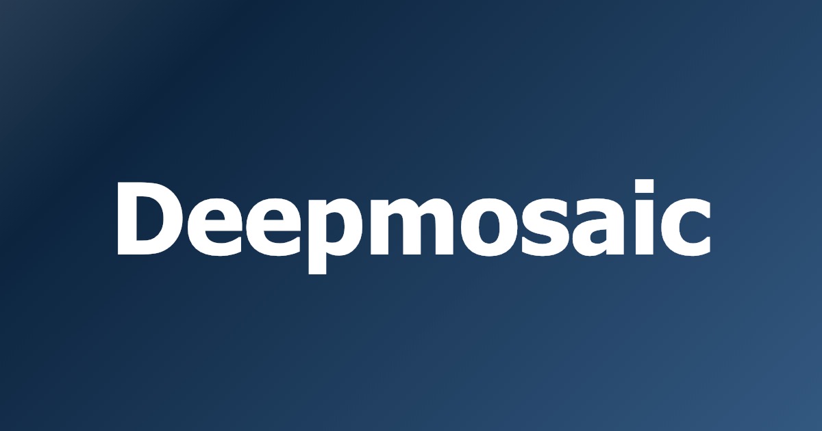 Deepmosaic合同会社 - Qiita