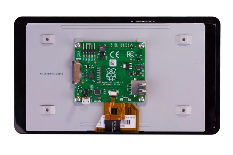 Official Raspberry Pi 7″ Touchscreen Display 樹莓派官方 7 吋觸控螢幕 - RICELEE