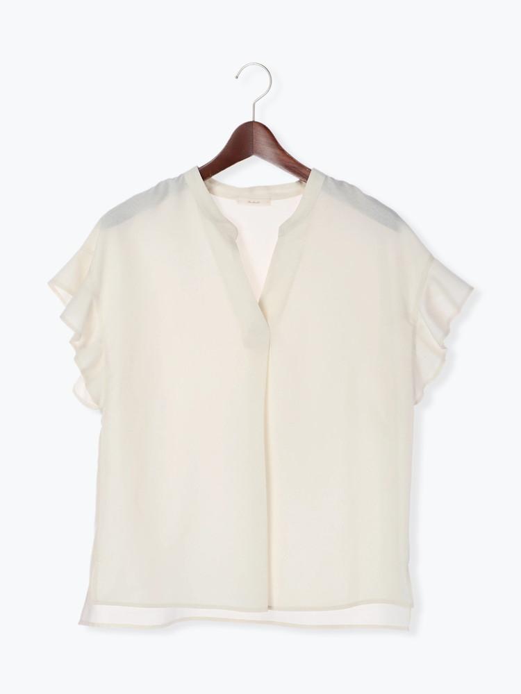 スキッパーラッフル袖ブラウス｜Te chichi｜トップス＞シャツ/ブラウス｜アウトレット／セールのアパレル通販サイト - EMARE by ...