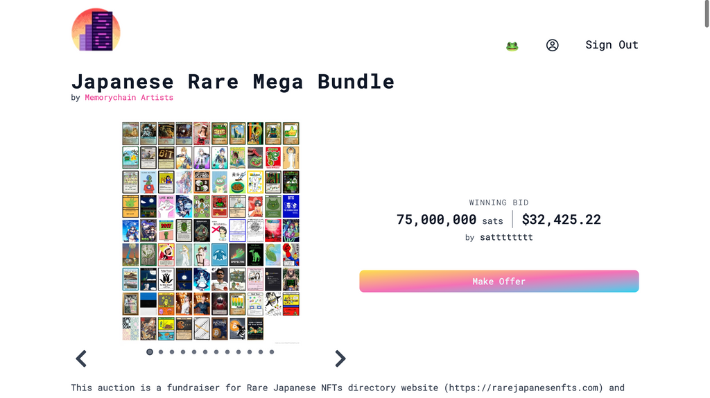 Japanese NFT Mega Bundle| TESTオークション結果報告 | kojisan | Spotlight