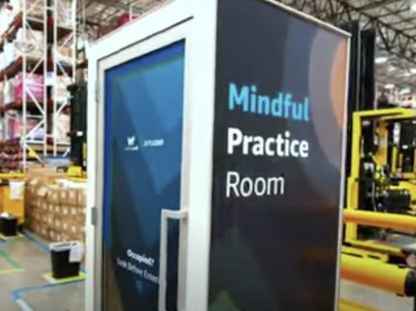 Amazon is installing phonebooth-sized boxes for exhausted employees to ...