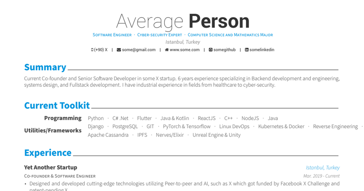 Roast my Resume / SWE - Blind