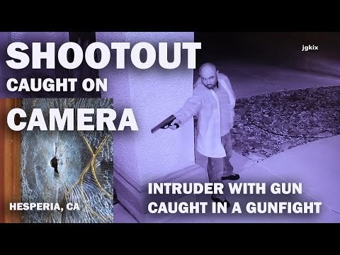 Armed intruder wets himself when homeowner shoots back - Blind