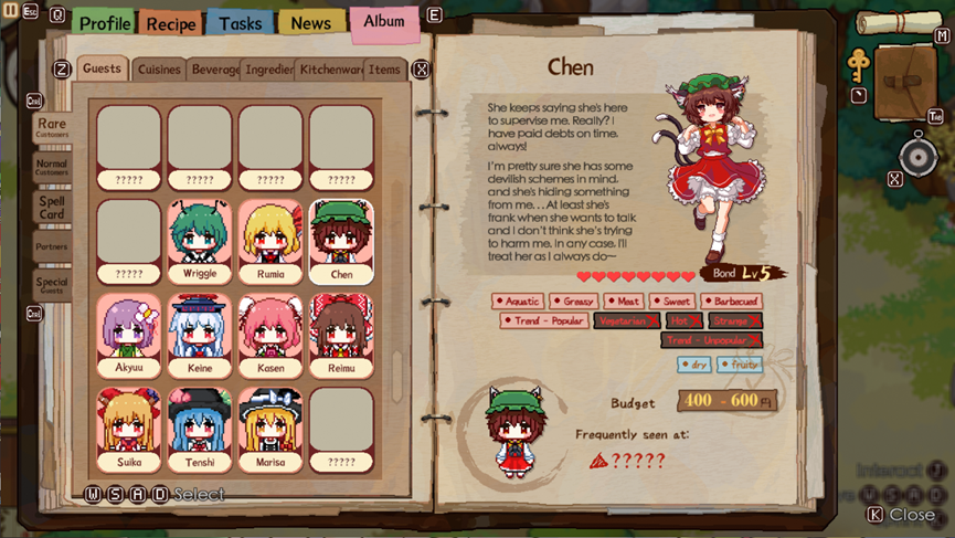 Touhou Mystias Izakaya Review | Touhou Garakuta Magazine 〜strange ...