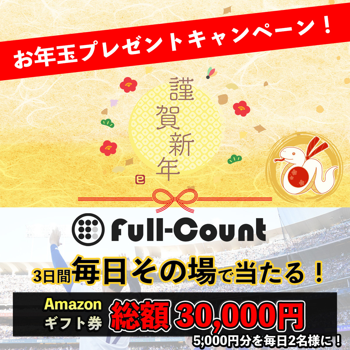Full-Countお年玉プレゼントキャンペーン②