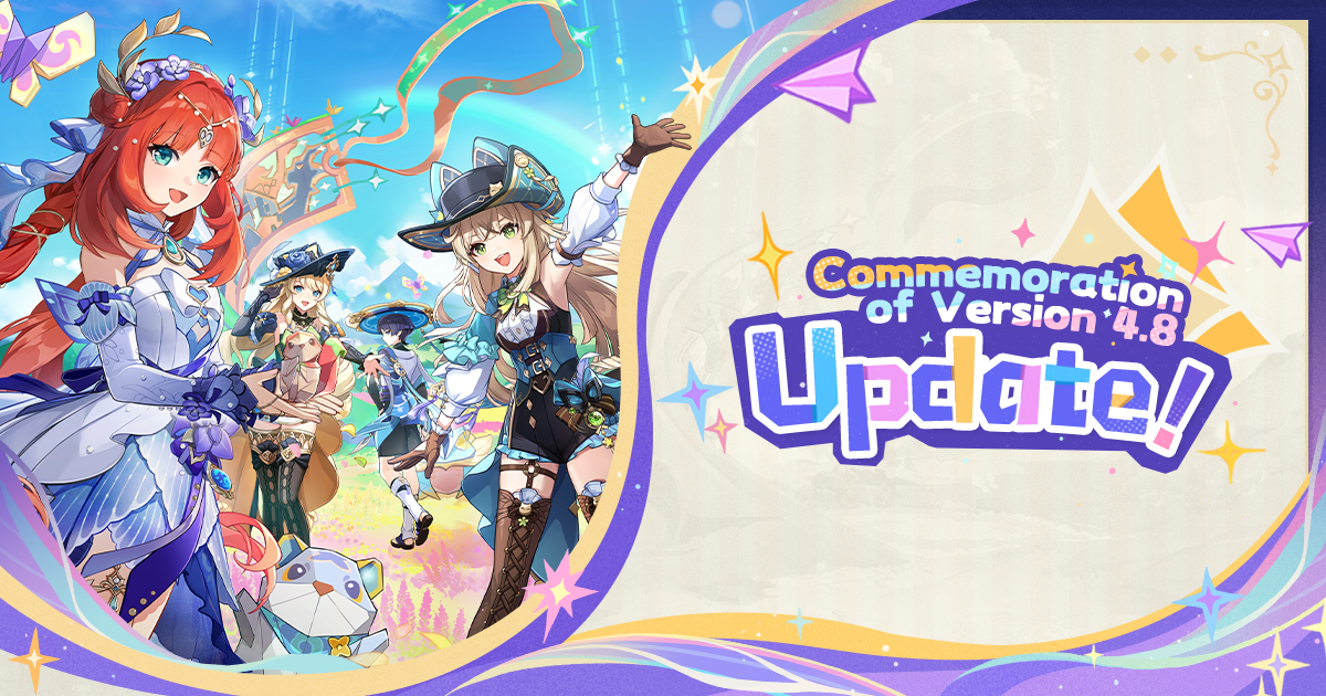 Commemoration of Version 4.8 Update