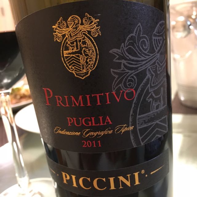Piccini Primitivo Puglia(ピッチーニ プリミティーヴォ プーリア) | Vinica 無料のワインアプリ