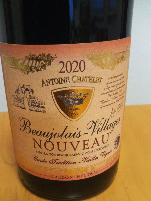 Antoine Chatelet Beaujolais Villages Nouveau Cuvée | Vinica 無料のワインアプリ