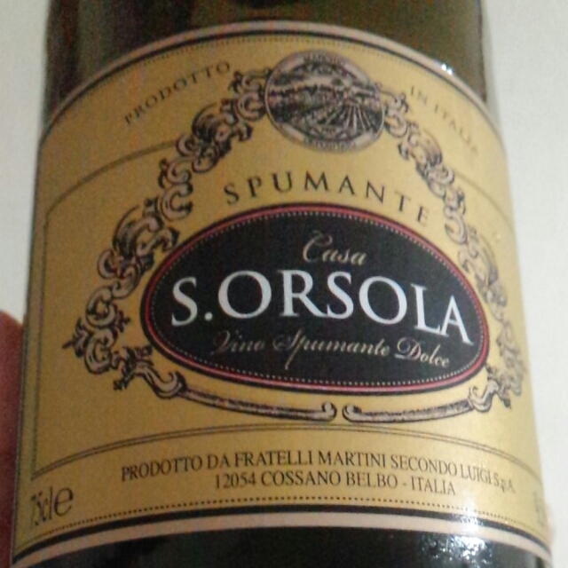 Casa Sant'Orsola Vino Spumante Dolce(カーサ・サントルソーラ | Vinica 無料のワインアプリ
