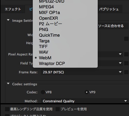 Premiere Proで.webm形式を書き出すために。 | Vook(ヴック)