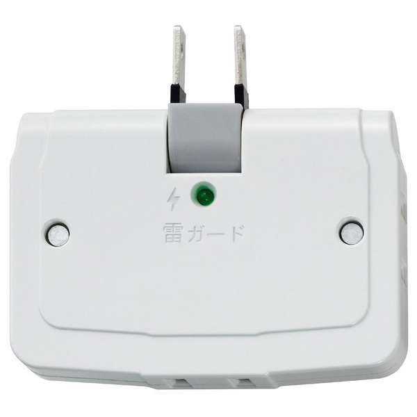 朝日電器 耐雷サージスイングタップ 3個口 A-362SB W 魅力的な価格