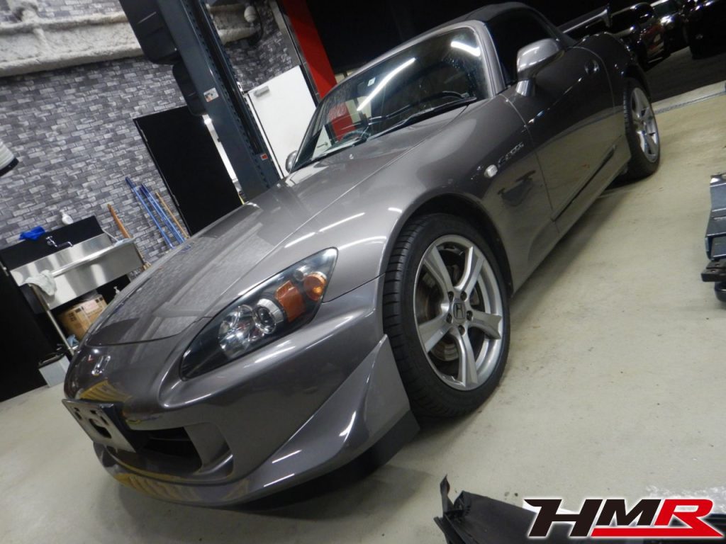 新品ガラス幌装備のS2000(AP2) 2.2 タイプSの納車前点検整備を行いました|HMR