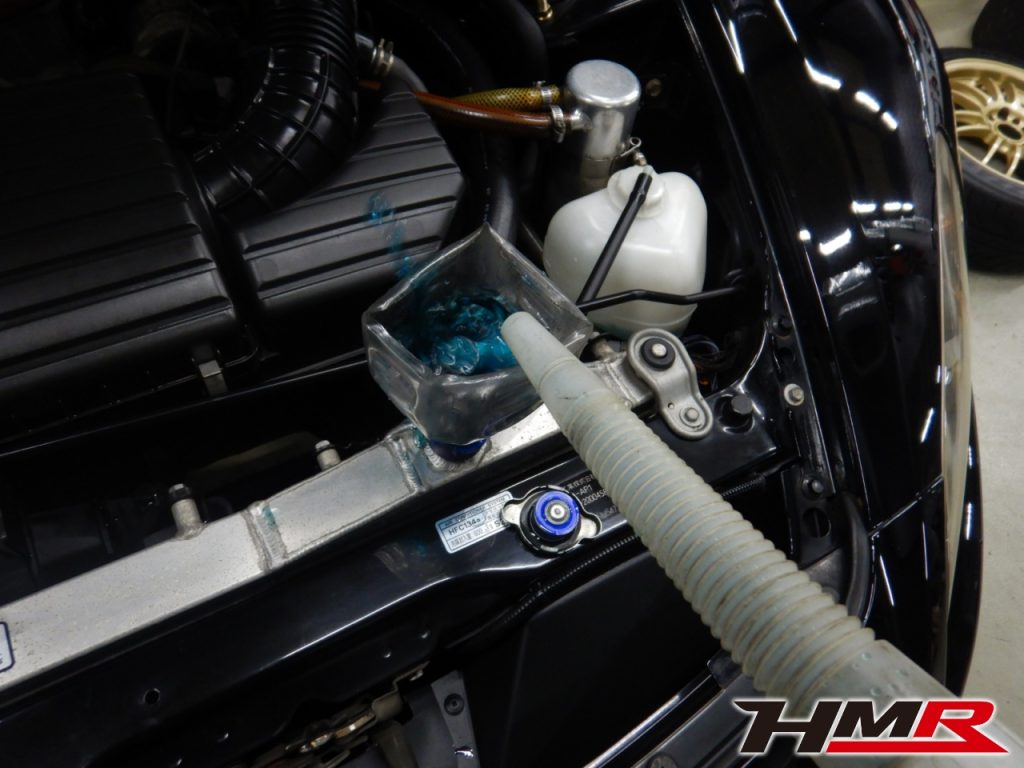 レイズ17インチ 社外車高調 ASMエキマニ＆マフラーを装着したS2000(AP1)鈴鹿モデルの納車前点検整備を行いました|HMR