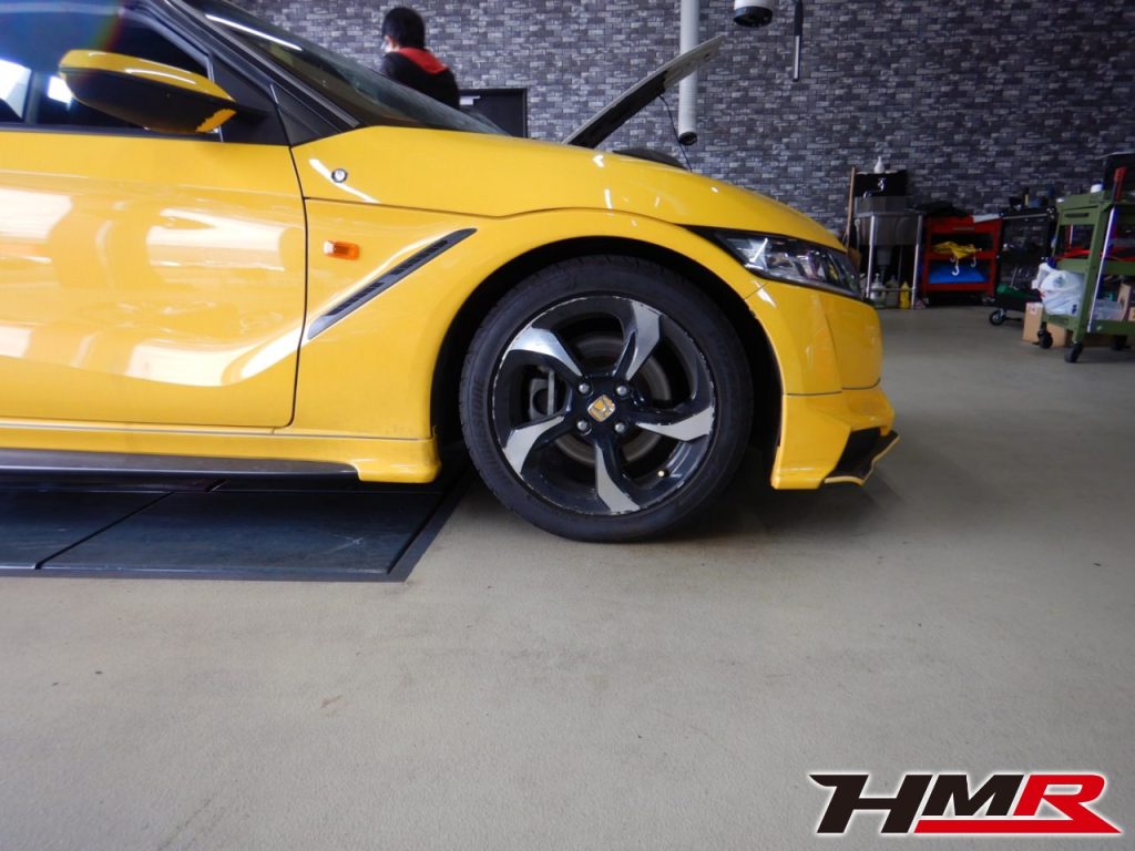 S660(JW5)にSPOONダウンスプリングの取り付け作業を行いました|HMR