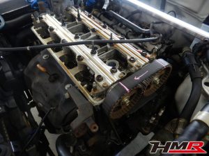 インテグラタイプR(DC2)のパワステポンプOH、タイミングベルト、ディストリビュータ交換作業を行いました|HMR