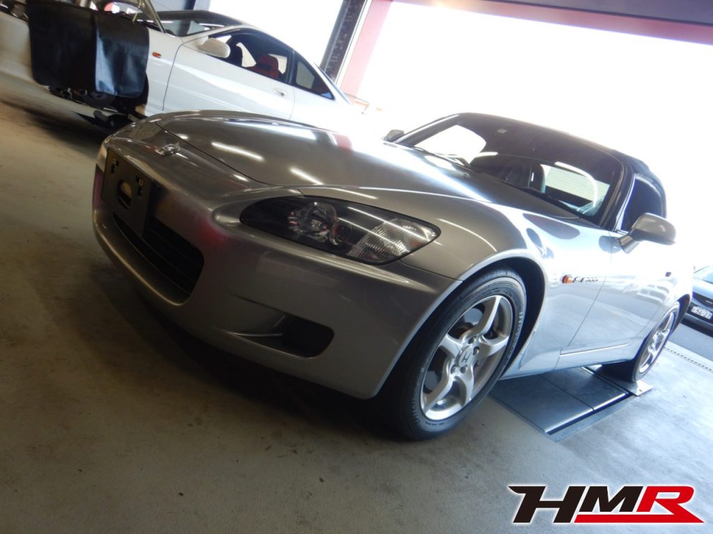 ガラススクリーン幌 ETC ドラレコ装備のS2000(AP1)タイプVの納車前点検整備を行いました|HMR