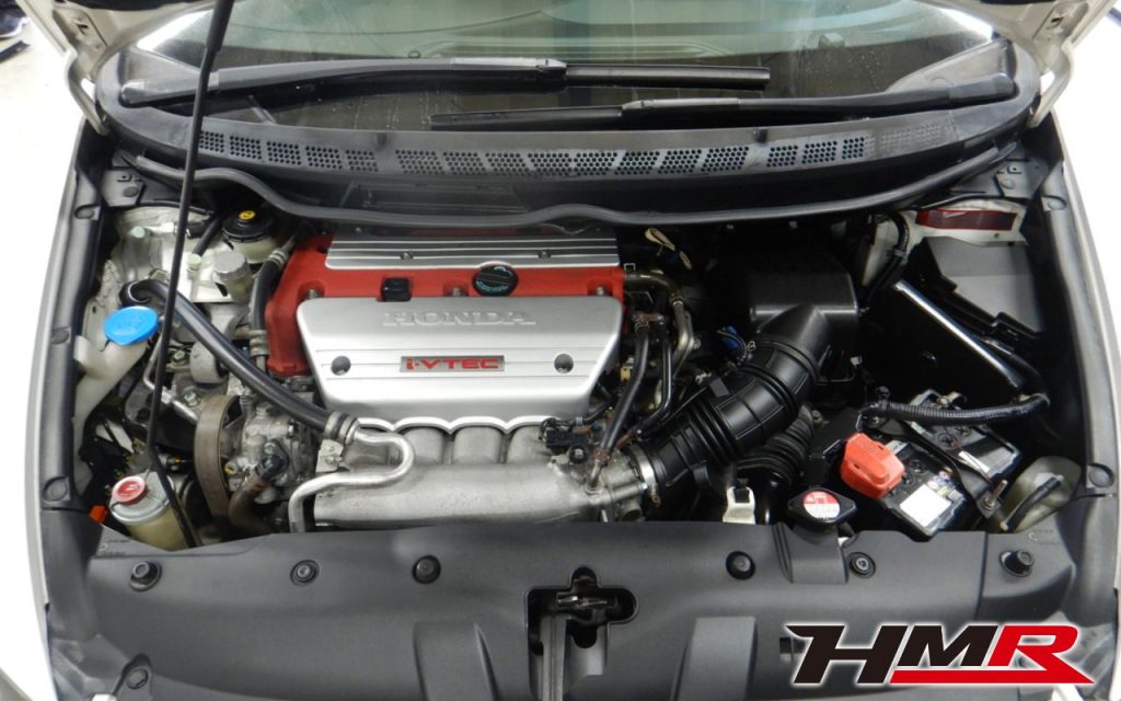 レイズRE30 18インチ オーリンズ車高調 無限マフラー装備のシビックタイプR(FD2)の納車前点検整備を行いました|HMR