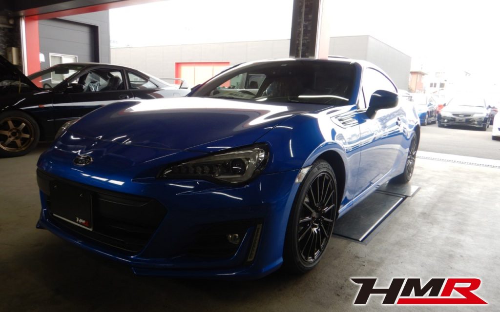 STI17インチ 社外車高調&マフラー装備のBRZ(ZC6)の納車前点検整備を行いました|HMR