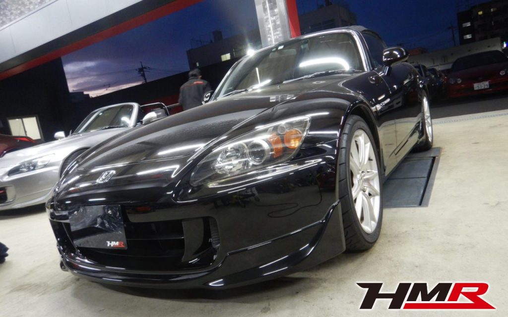 無限マフラー Moduloエアロ 黒革シート装備のS2000(AP1)タイプVの納車前点検整備を行いました|HMR
