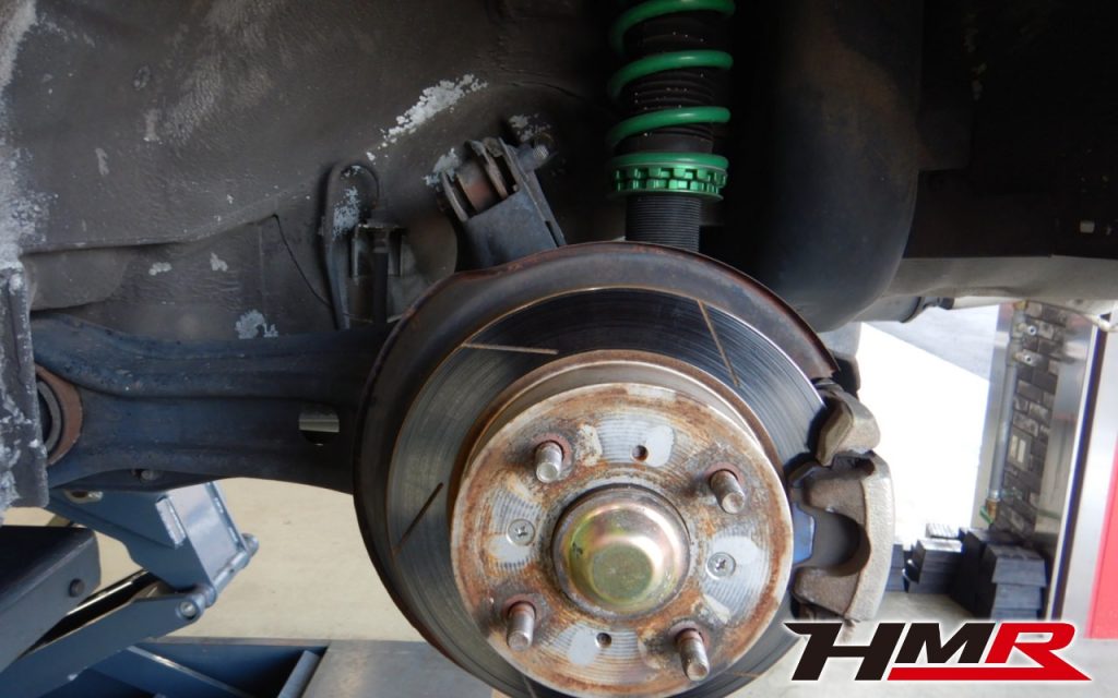 社外エキマニ TEIN車高調 赤レカロシート装備のインテグラタイプR(DC2)の納車前点検整備|HMR