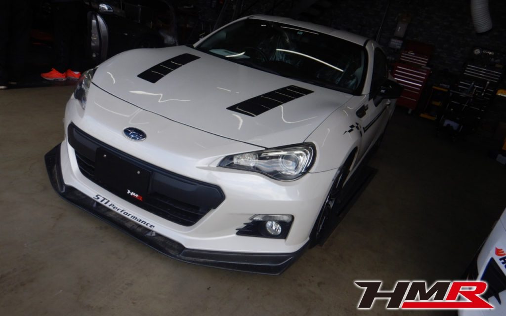 ZELEエアロ ASMボンネットを装着したBRZ(ZC6)の納車前点検整備を行いました|HMR