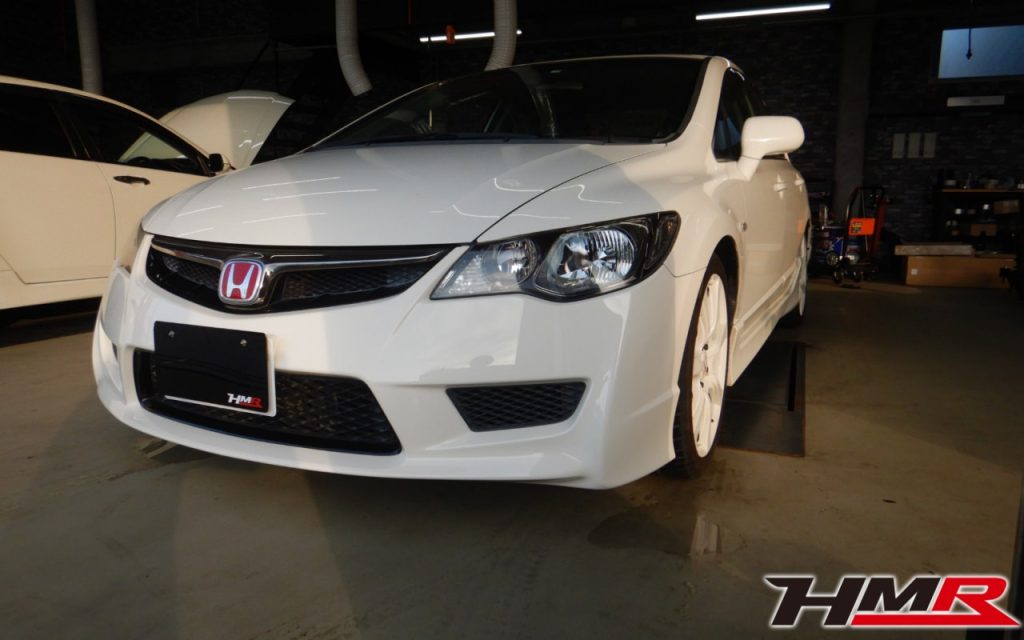 1オーナー Moduloダンパーキット装備のシビックタイプR(FD2)の納車前点検整備を行いました|HMR