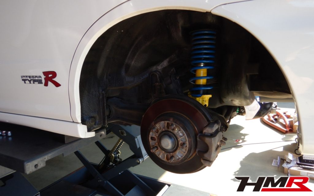 インテグラタイプR 4ドア(DB8)のトレーリングアームブッシュ交換作業を承りました|HMR