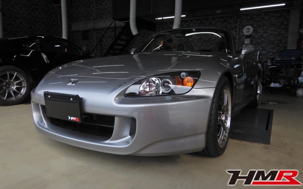 レイズ17インチ SPOONマフラー装備のS2000（AP1）の納車前点検整備を行いました|HMR