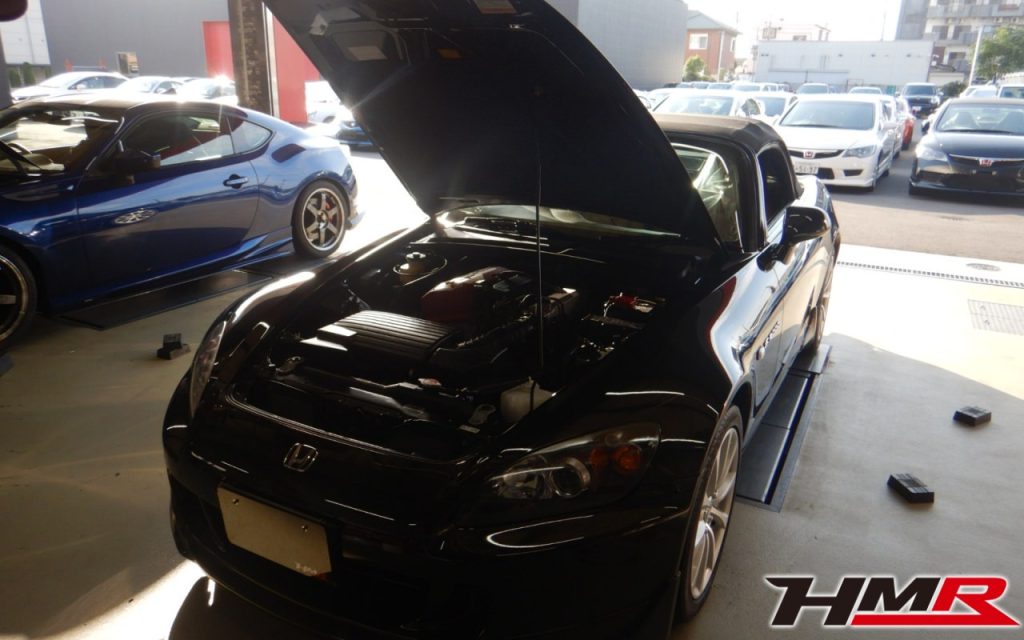 純正17AW Moduloエアロ 茶革シート装備のS2000(AP2)タイプVの納車前点検整備を行いました|HMR