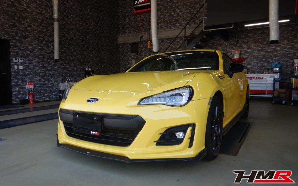 100台限定車 6MT STIエアロ装備のスバル BRZ(ZC6)2.0GTイエローエディションの納車前点検整備を行いました|HMR