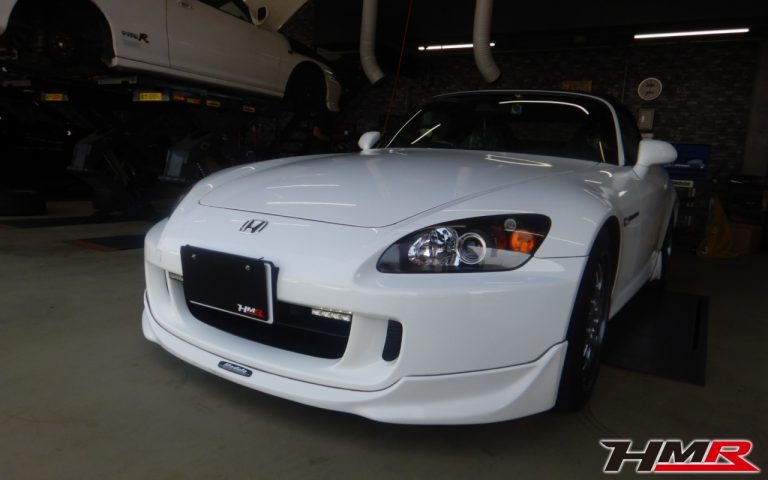 新品ガラススクリーン幌 BBS17インチ装備のS2000(AP2)の納車前点検整備を行いました|HMR