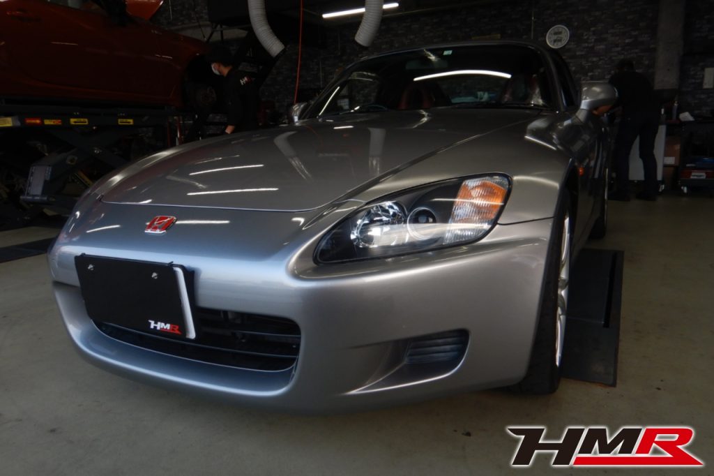 新品幌 後期純正17インチ 赤革シート装備のS2000（AP1）の納車前点検整備を行いました|HMR