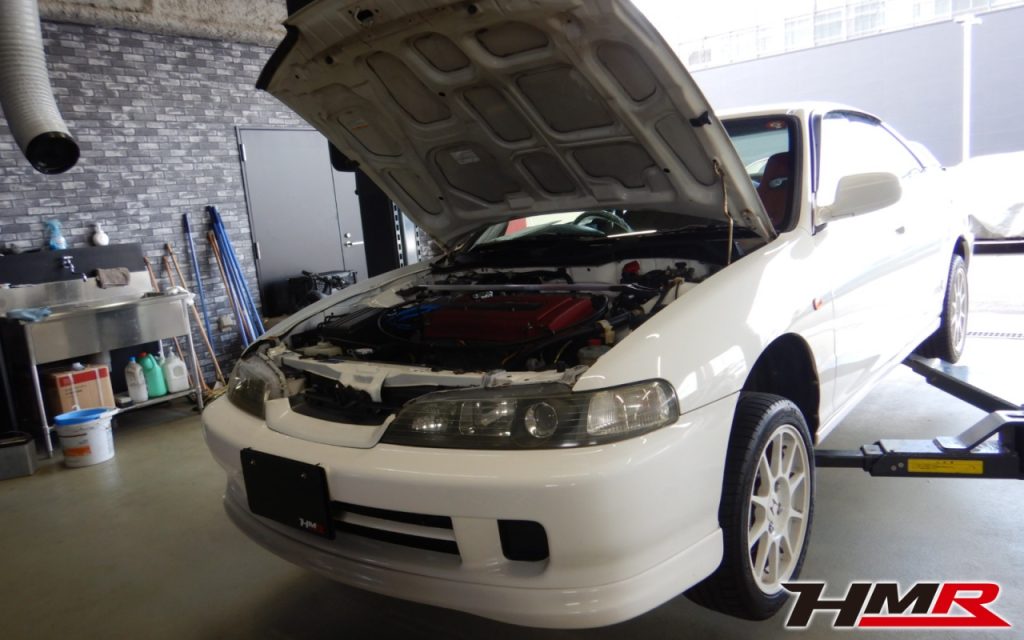 インテグラタイプR(DB8)のオイル漏れ定番症状！オイルパンパッキン交換|HMR